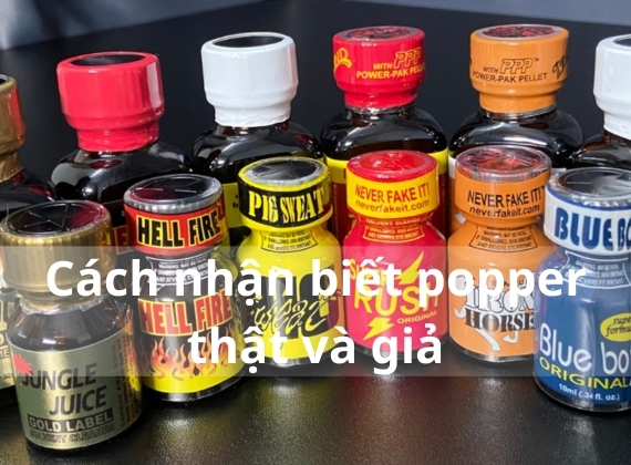 Cách nhận biết popper thật và giả